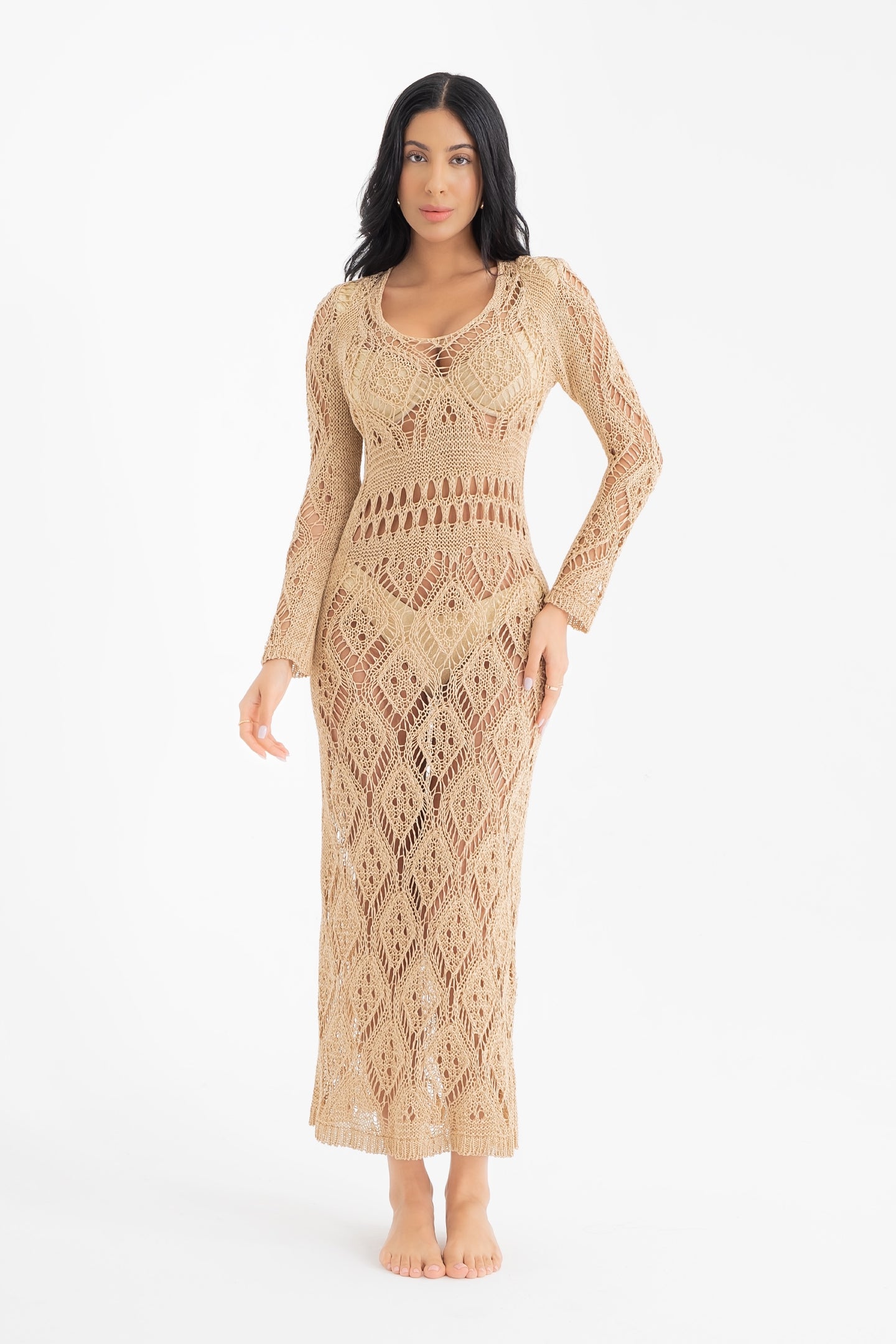 STACY EDITION | Long Sleeve Summer Beach Dress – Stacy Edition
